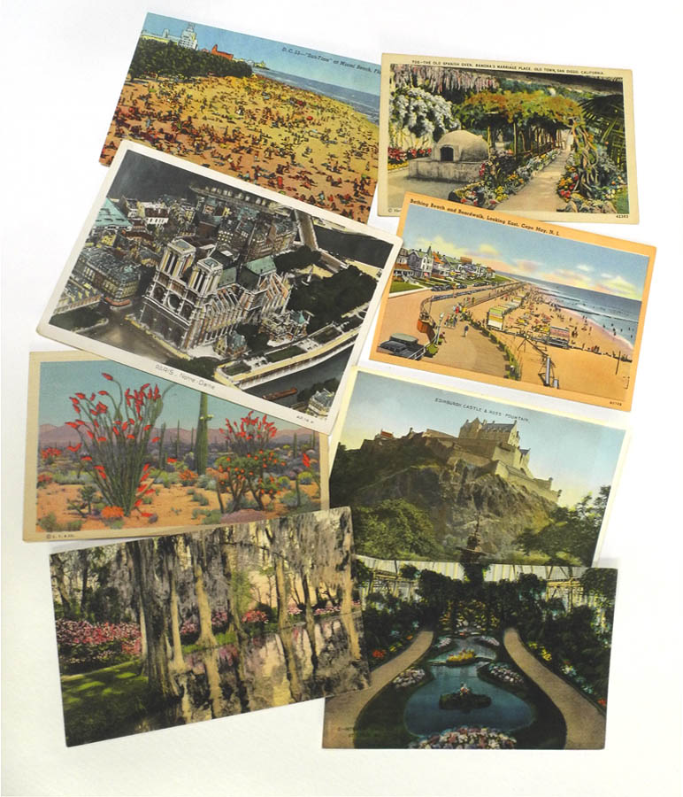 Studio and Garden: A Box of Old Postcards