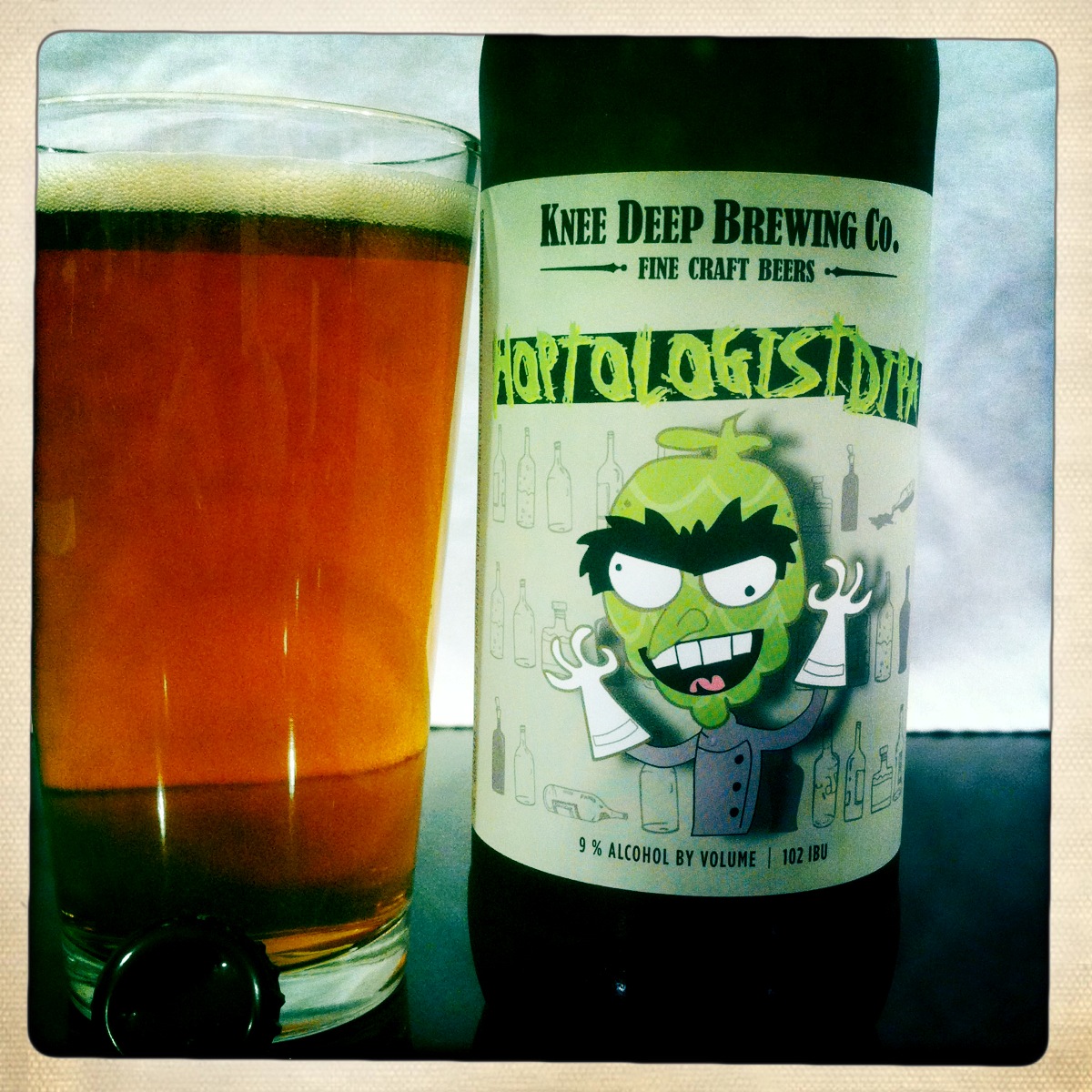 NorCal Beer Blog: Knee Deep Brewing Company Hoptologist Double IPA