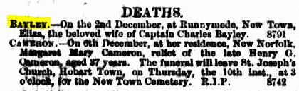 Thomas J. Nevin | Tasmanian Photographer: Elizabeth Bayley at Runnymede ...