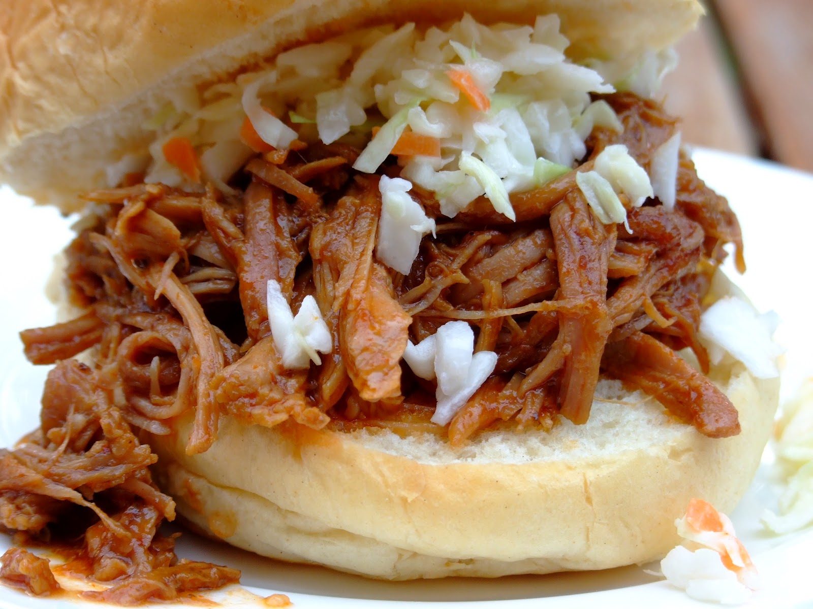 From Beyond My Kitchen Window: Pulled Pork and Cole Slaw