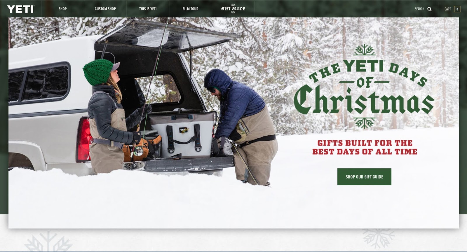 YETI Coolers Winter Holiday