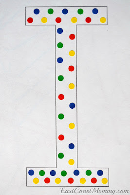 East Coast Mommy: Alphabet Crafts - Letter I