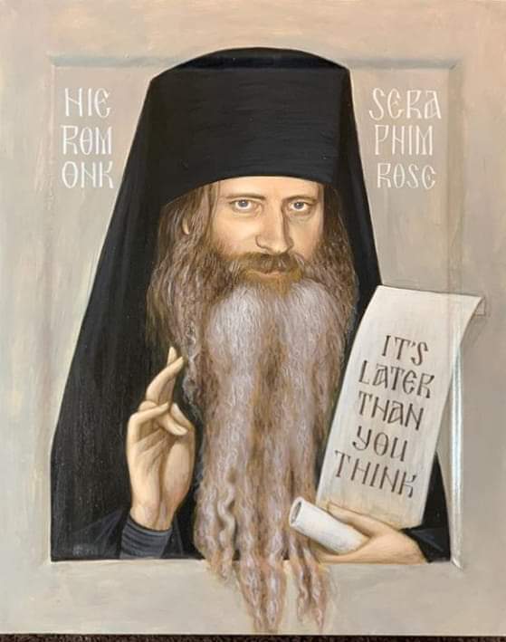 ΑΠΑΝΤΑ ΟΡΘΟΔΟΞΙΑΣ: + Bem-aventurado Padre Serafim (Rose) de Platina