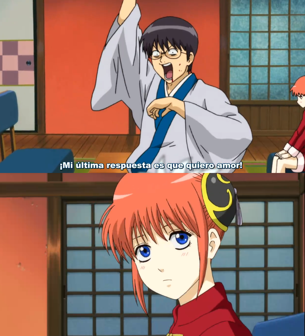 Shinpachi x Kagura (Gintama): Evidencias en Anime~