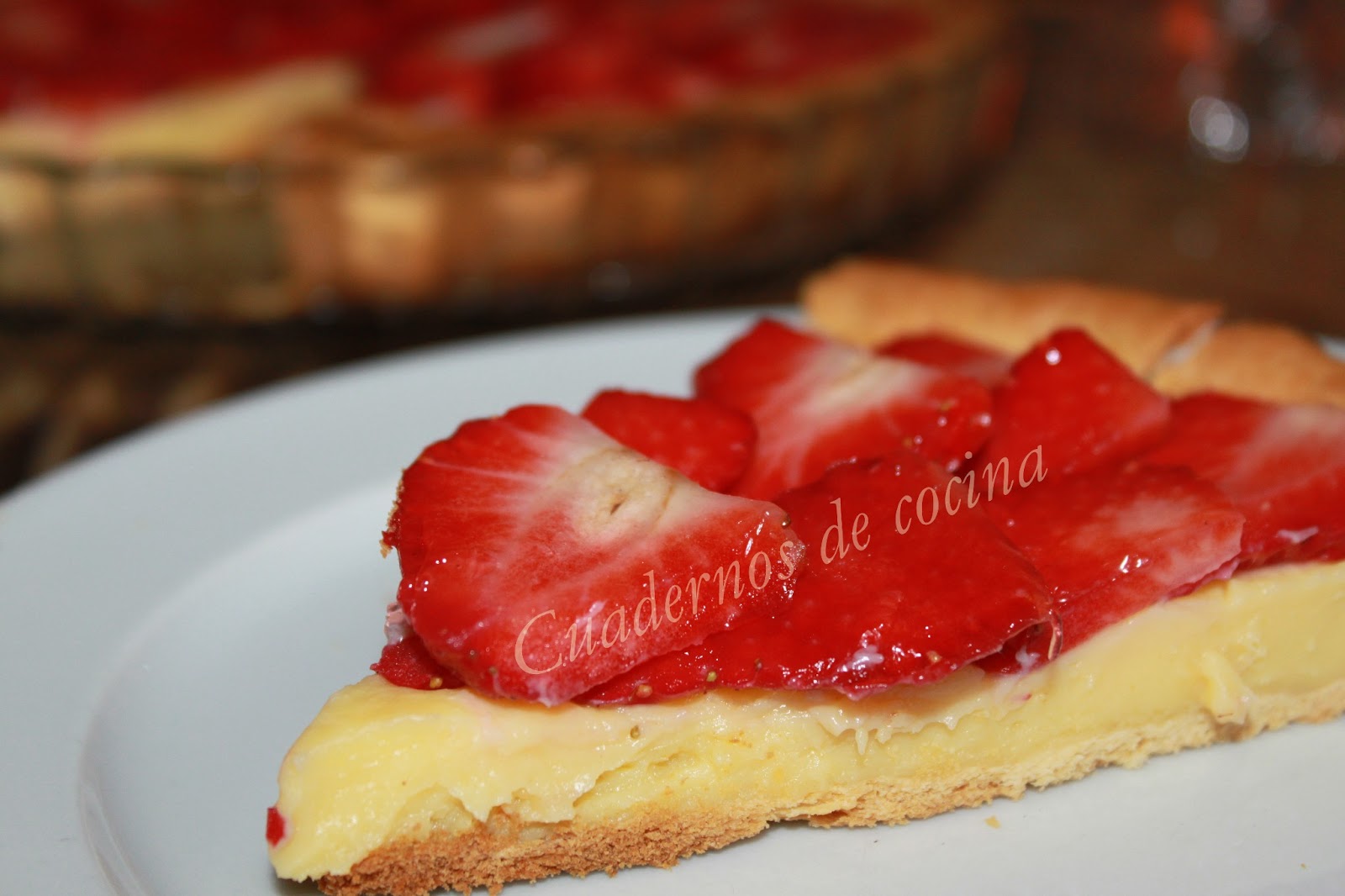 Cuadernos de cocina: Tarta de Fresa...
