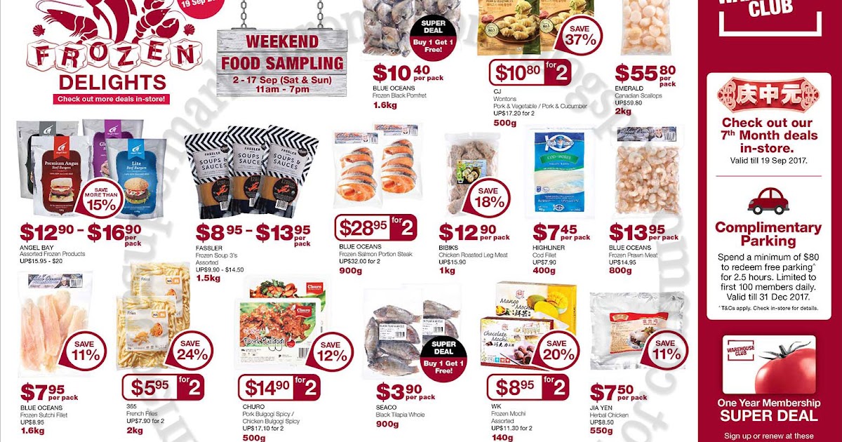 Warehouse Club Promotion 30 August 2017 ~ Supermarket Promotions