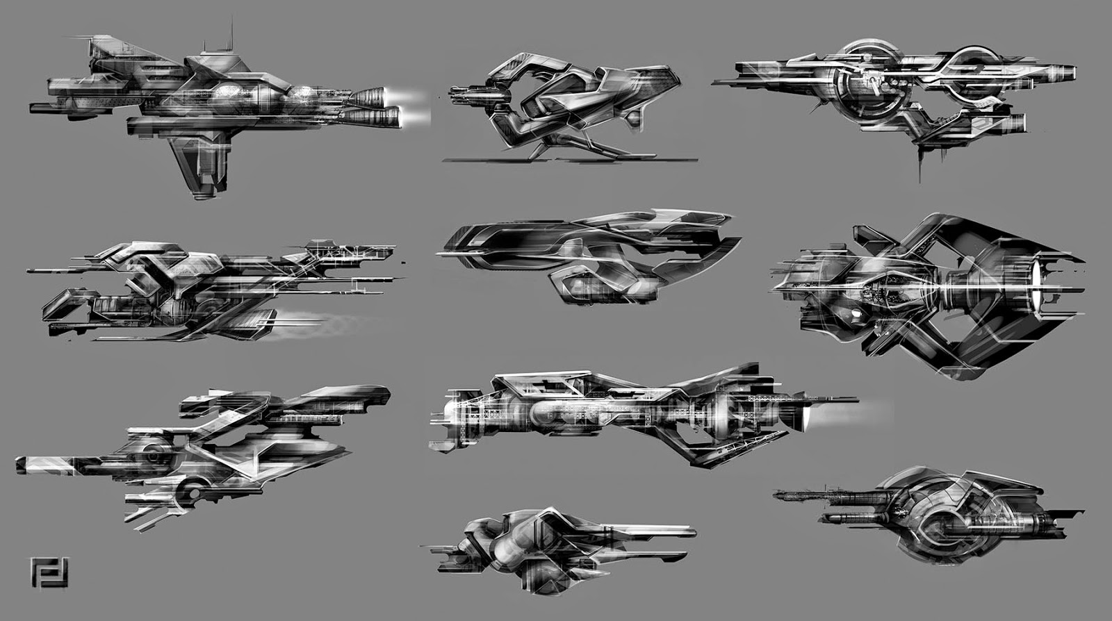 FBB Concept Design: spaceship concepts