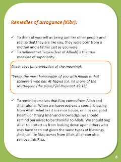 Nermeen's Blog: Kibr (Arrogance)