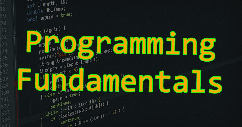 Programming Fundamentals Lecture 3 Computer Science First Stage