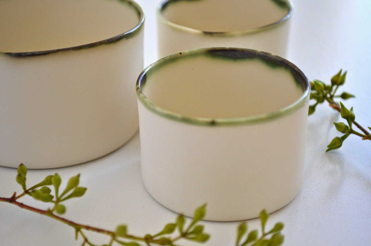 OTCHIPOTCHI: THREE GREEN RIM CUPS