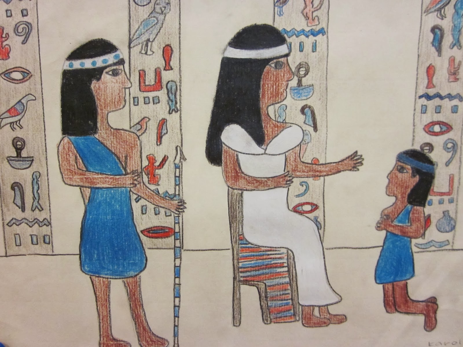 Kaarisillan kuvataide: Egyptin taide