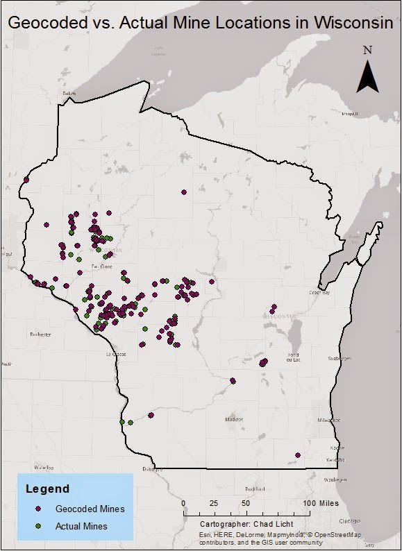 GIS II: Frac Sand Mining In Western Wisconsin