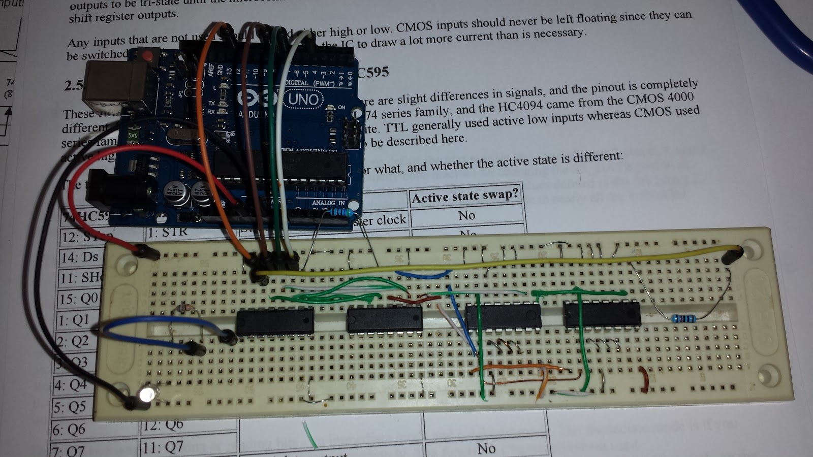 Fabiano Arndt Arduino 74hc595 E 74hc165 Juntos