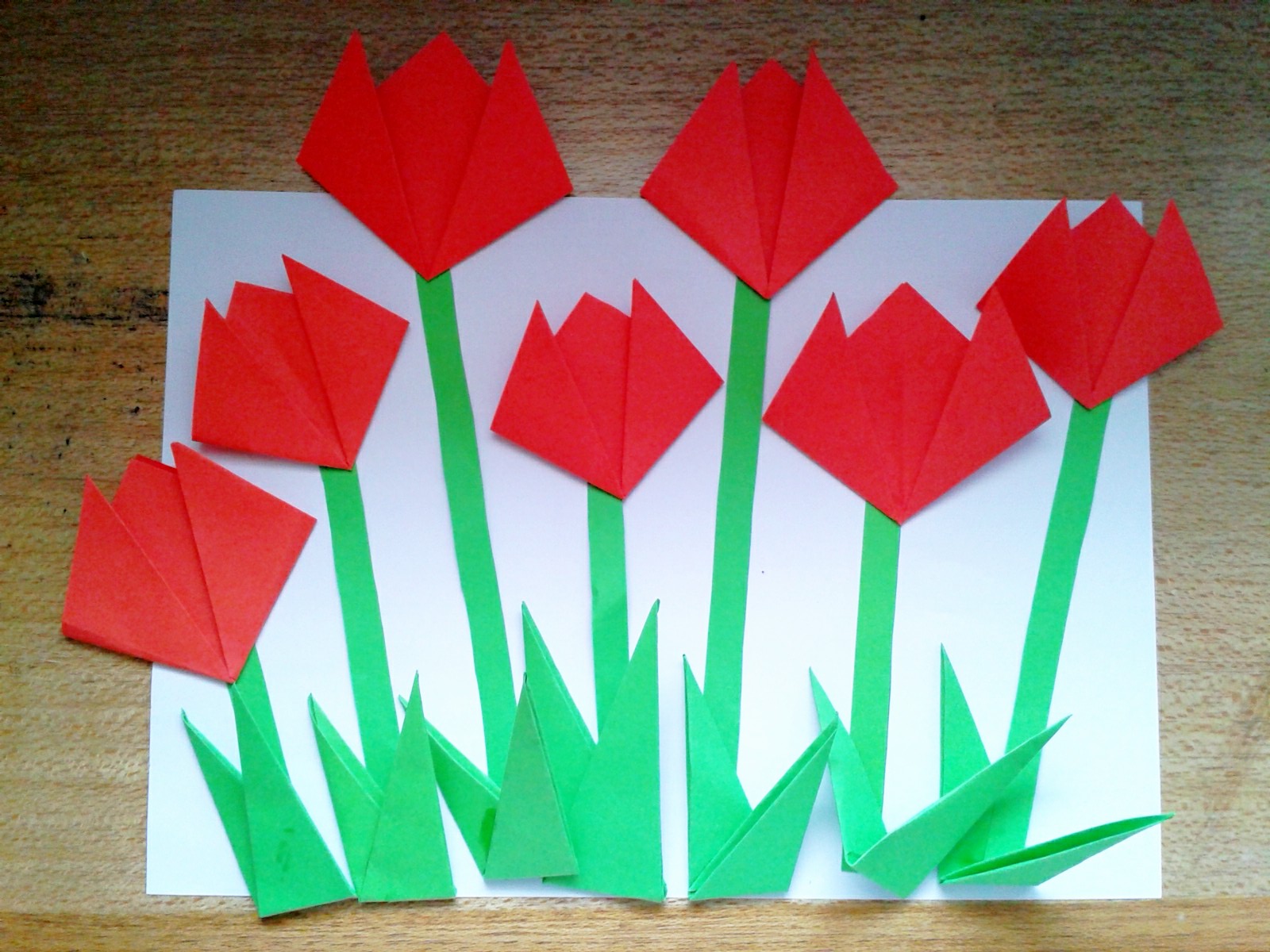 Taman SeniKu…*: Kolaj- Bunga Tulip