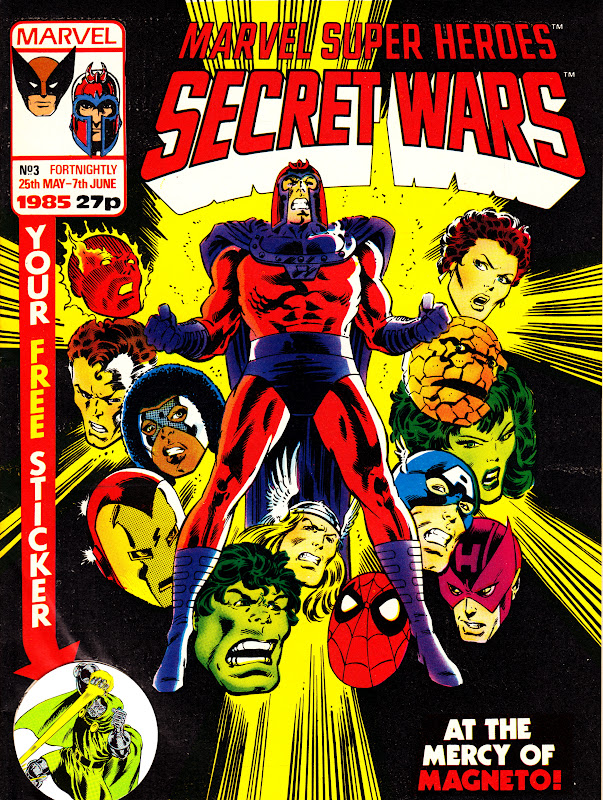 STARLOGGED - GEEK MEDIA AGAIN: 1985: MARVEL SUPER HEROES SECRET WARS UK ...