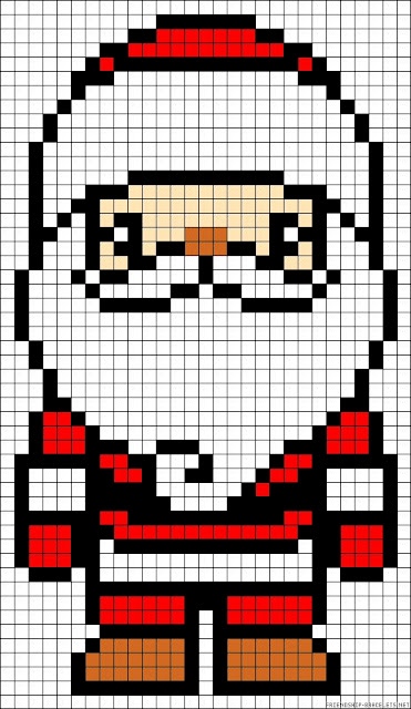 Fichas de Primaria: Cuadrículas de navidad