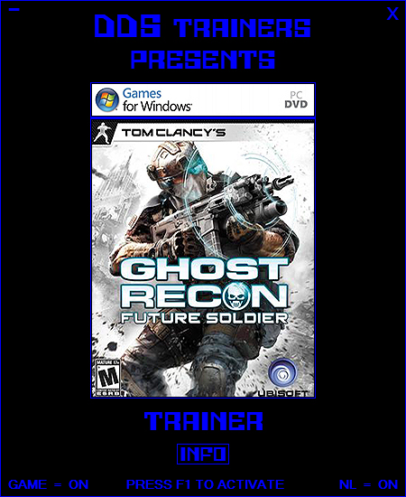 Tom Clancys Ghost Recon Future Soldier Trainer V1.7.130122 | Auto-exeM