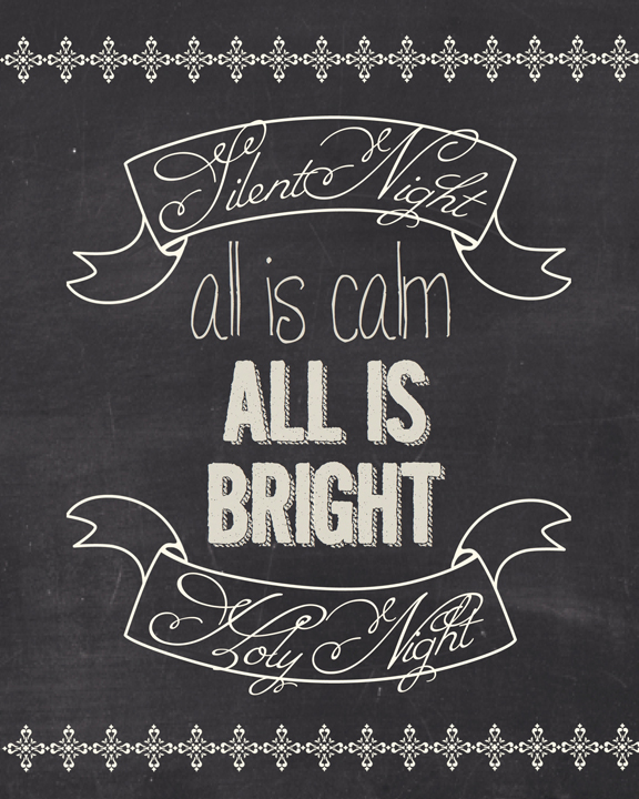 Stamping with Erica: Christmas Chalkboard Frameable Word Art