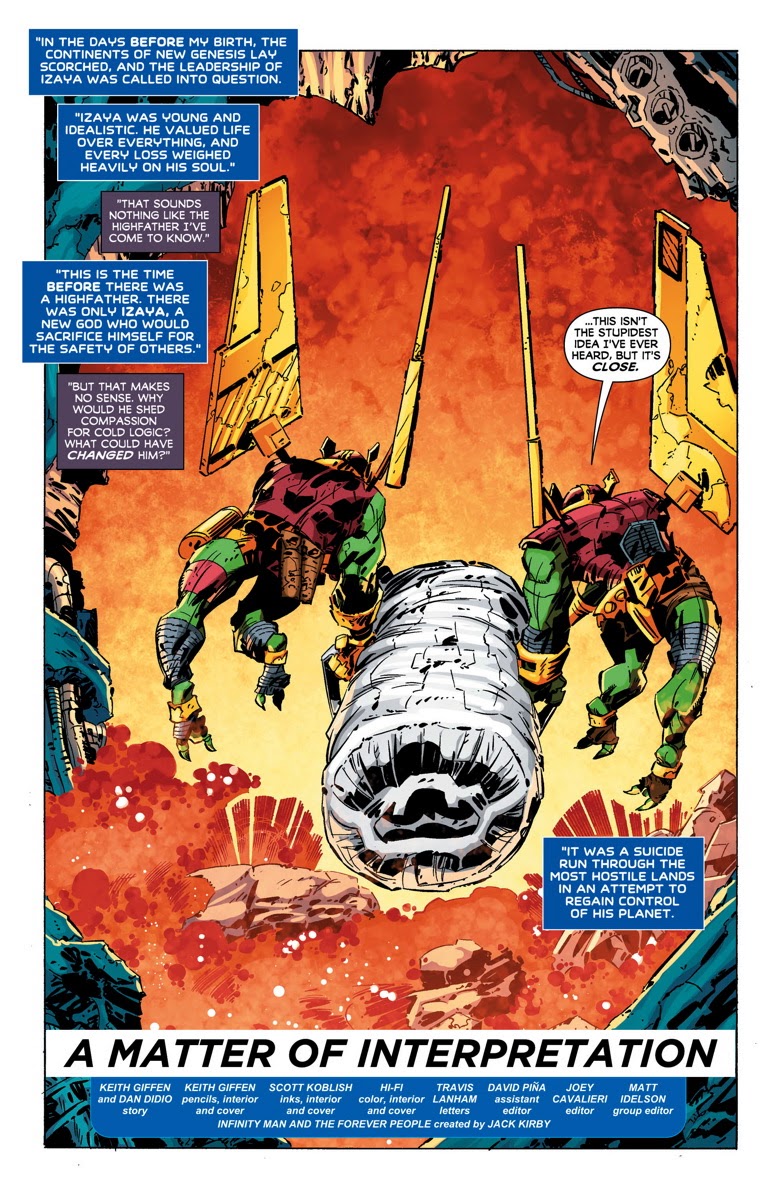 Weird Science DC Comics: Infinity Man and the Forever People #9 Preview