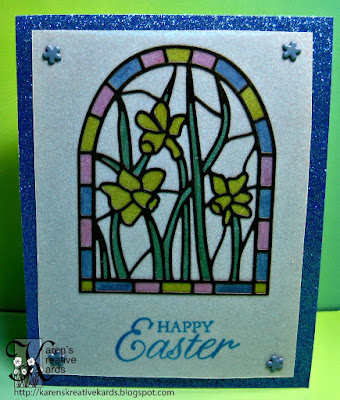 Karen's Kreative Kards: Think Spring Happy Easter Card