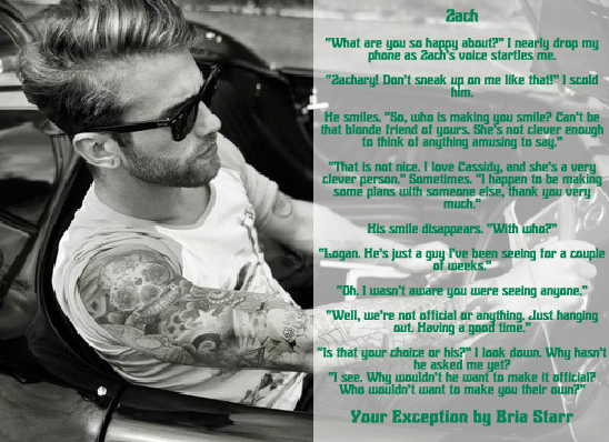 Kassie's Book Thoughts: Blog Tour (Review) & Giveaway: Your Exception by Bria Starr