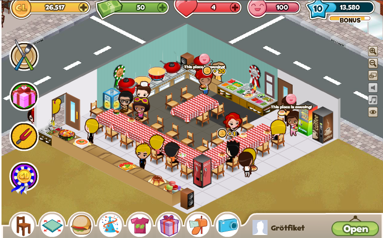 BAGA : Baca-Baca Game: Cafeland