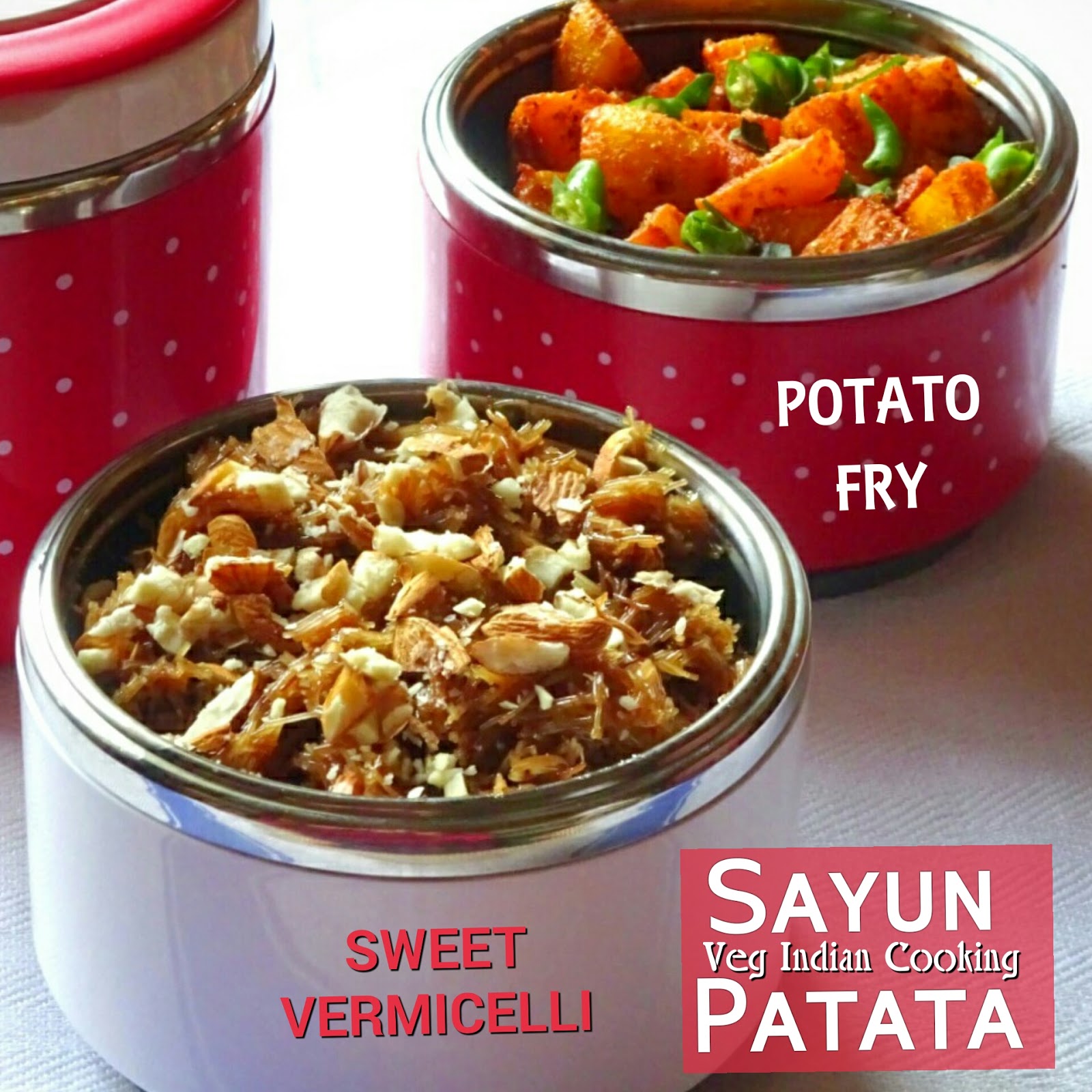 Veg Indian Good Food Recipes..: Sindhi Sayun Patata (Sweet Seviyan ...