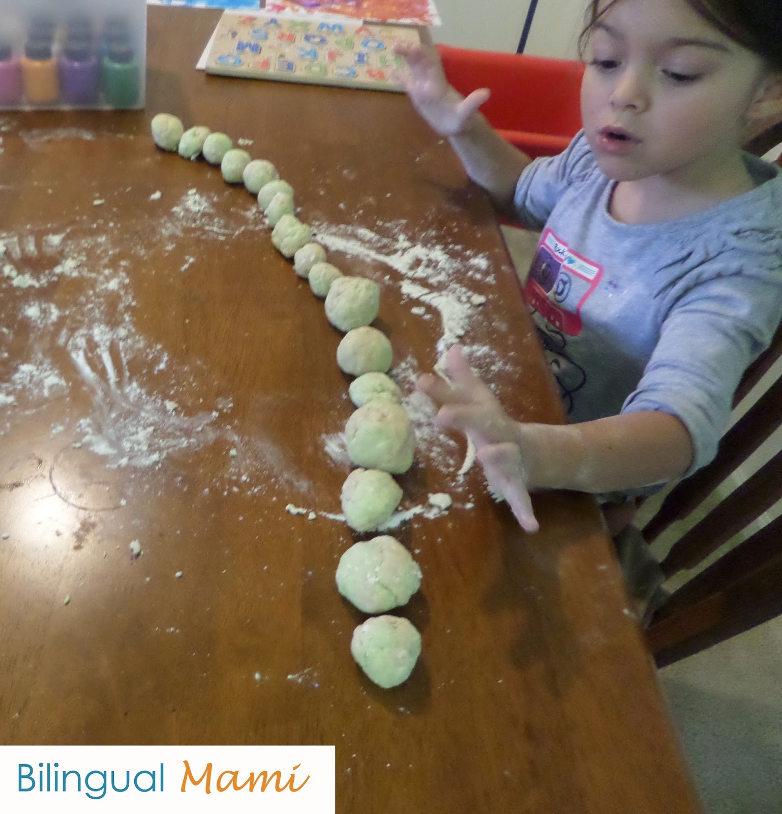 Flour Sensory Play