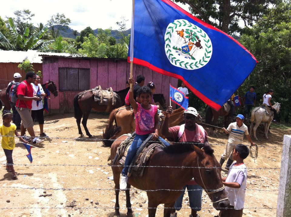 Western Belize Happenings!: Flying the Belizean Flag on Independence ...