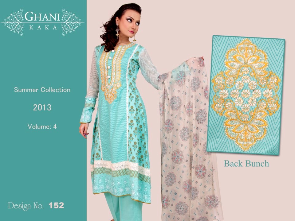 Ghani Textile Summer Collection 2013 For Women | Ghani Kaka Collection ...