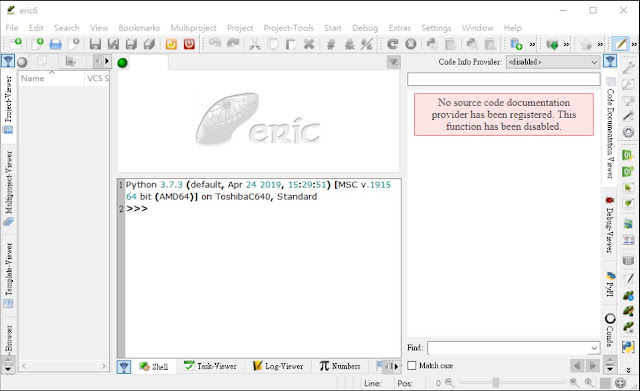 bod-idv-tw小書製作: 在Anaconda3環境下安裝eric6 (The Eric Python IDE, v19.7 ...