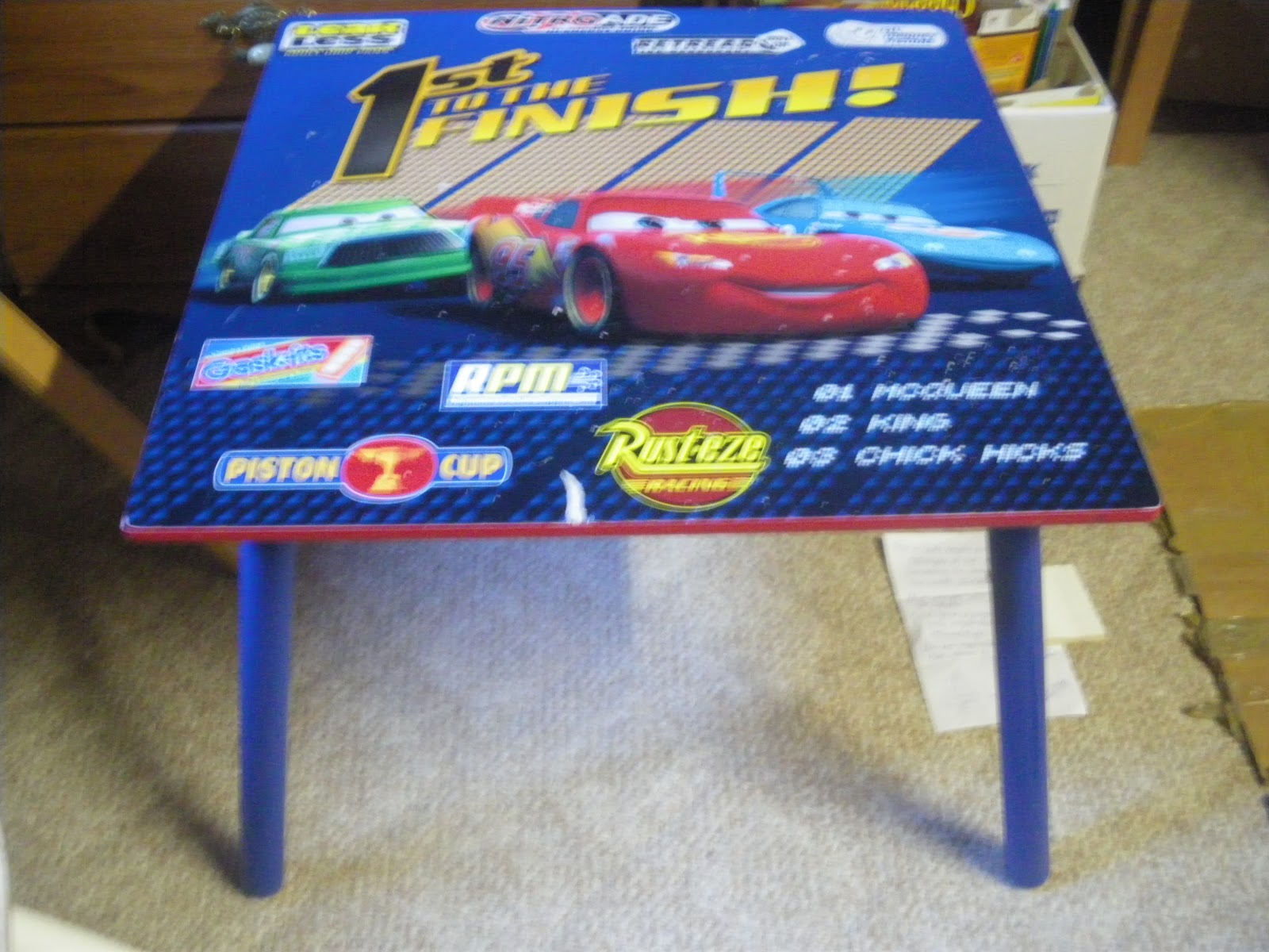 DIY Lego Table: Curious George Style