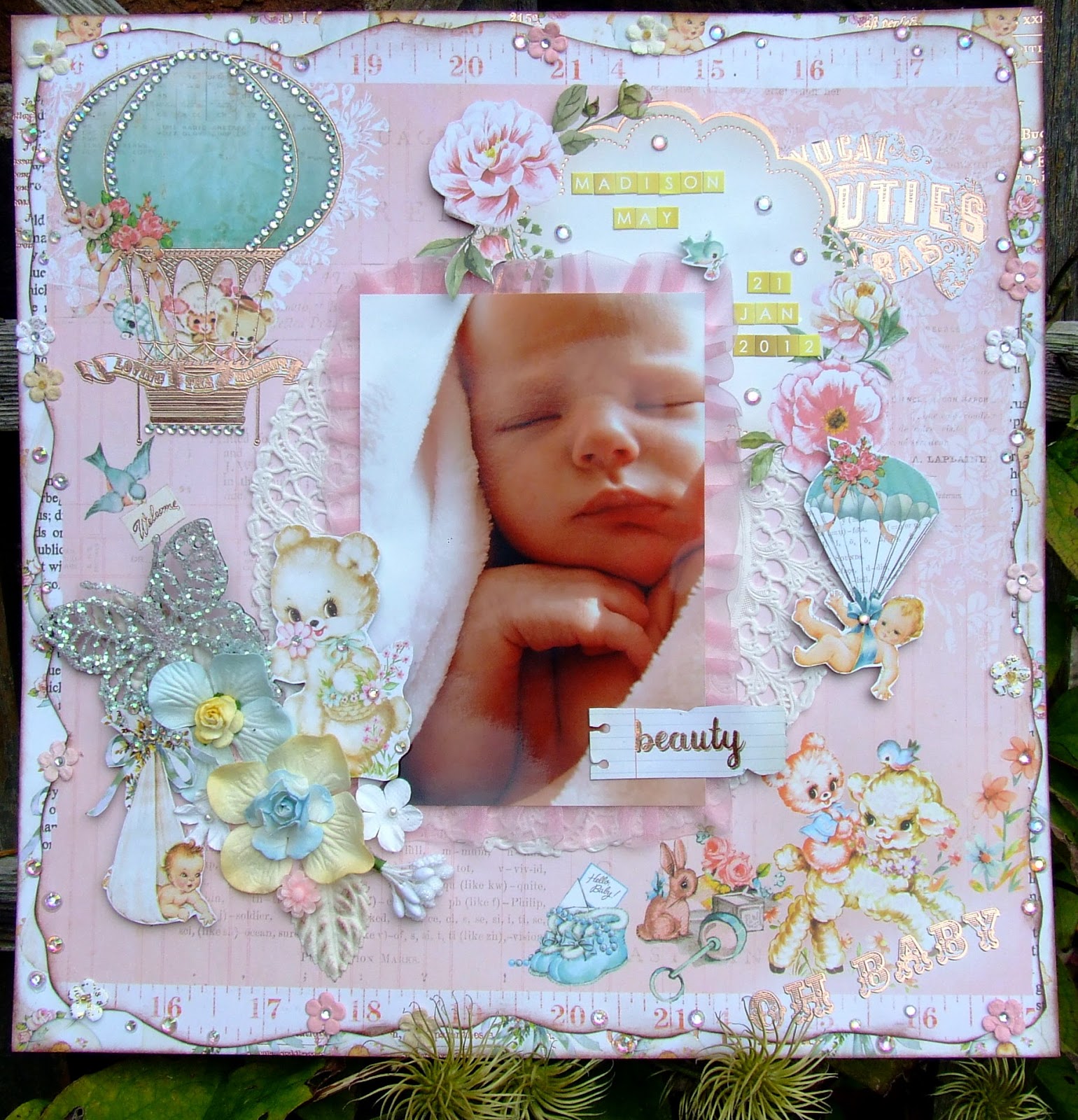 Scrap, Paper, Scissors: Oh Baby! ..... with Prima Heaven Sent.