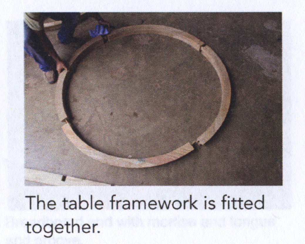 World Interiors: How We Do It: Round Table Top Construction