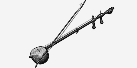 World musical instruments: Dan gao