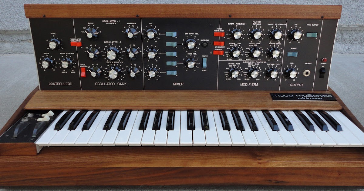 MATRIXSYNTH: Moog muSonics Minimoog - Classic Analog Synthesizer - Pro ...