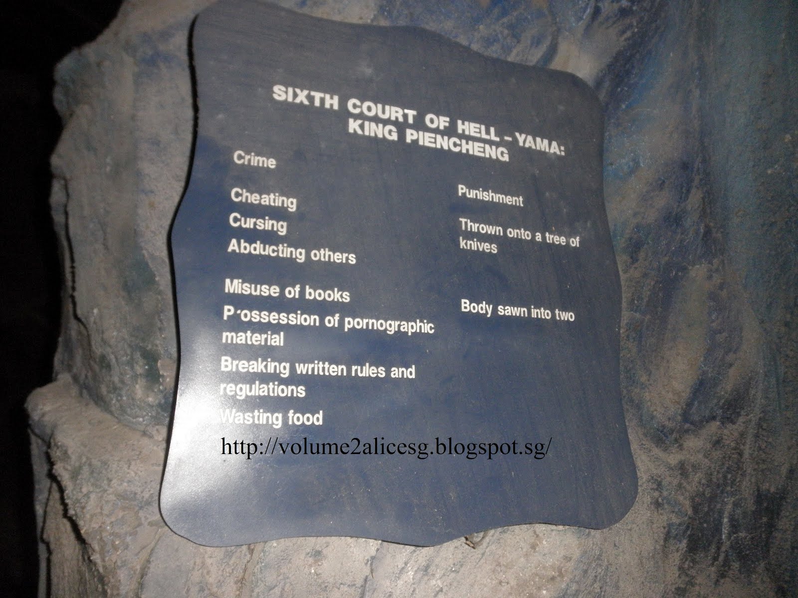 Alicesg-Singaporemyhome: Haw Par Villa - Ten Courts of Hell Part 2