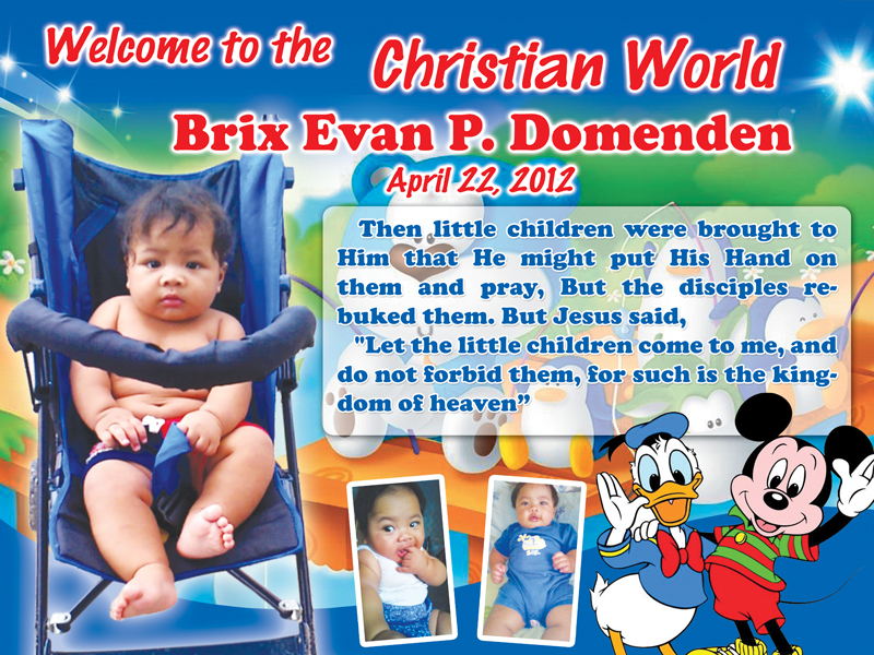 Mickey Mouse & Donald Duck Birthday Layout | CustomizePrintShop