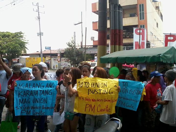 Partido Manggagawa (PM): Cavite EPZA workers occupy factory, demand ...