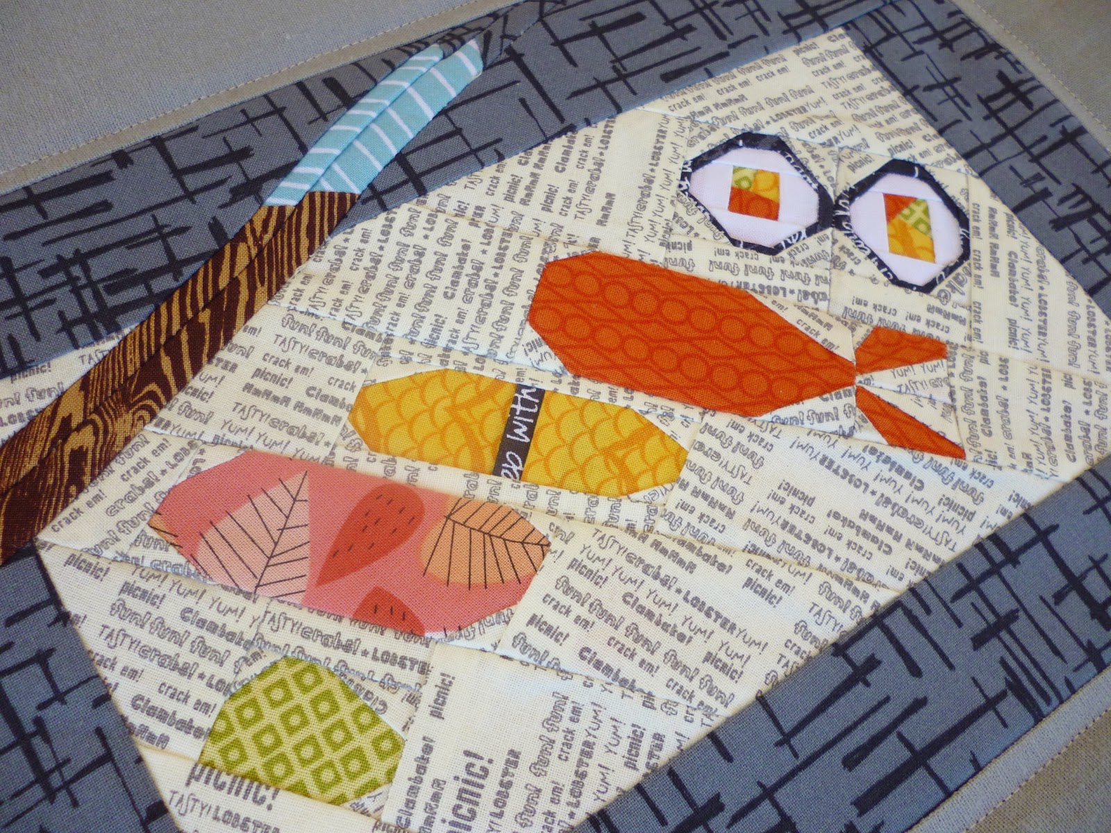 Fabric Mutt: Sushi Plate Lunch Mat