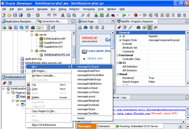 Oracle Application's Blog: How to Create oaf Page in Oracle Apps