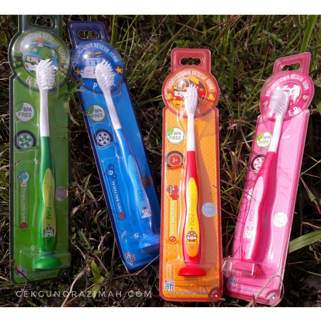 Excited anak bila dapat berus gigi Robocar Poli ~ Cikgu Norazimah