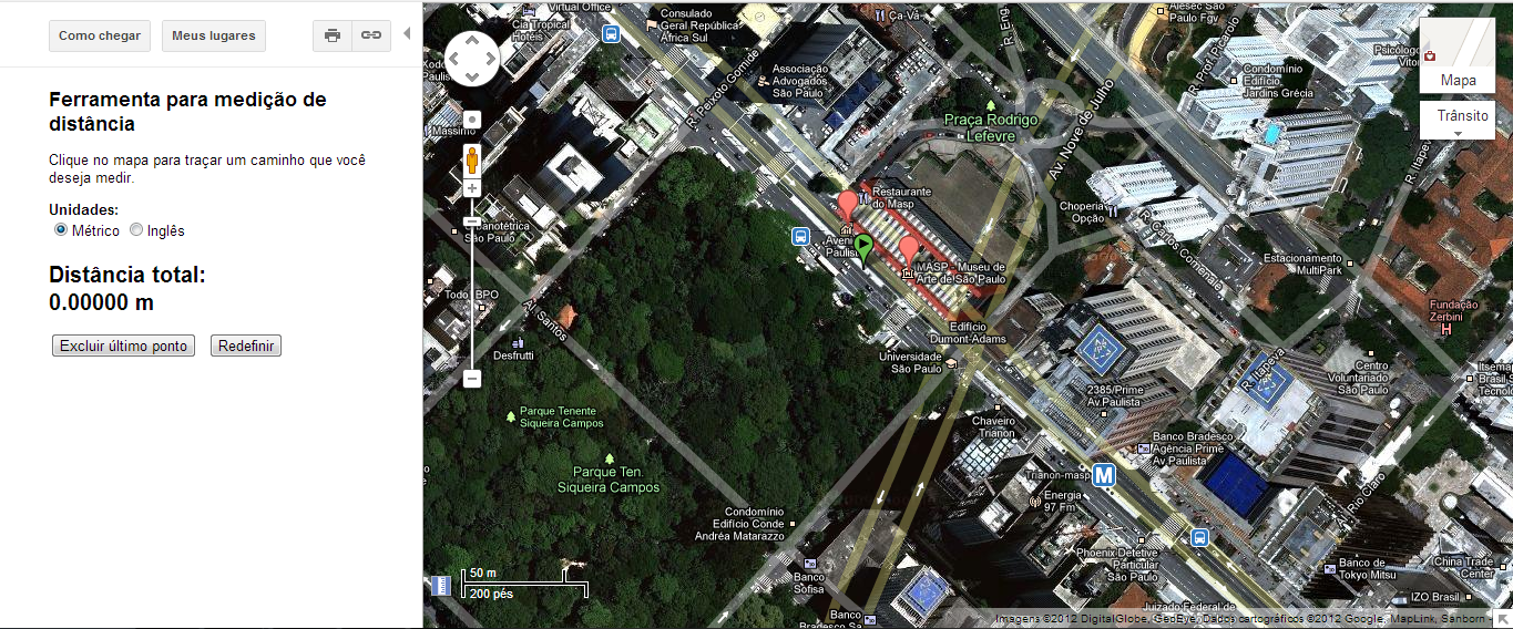 Como medir distâncias no Google maps ~ Mundo Info
