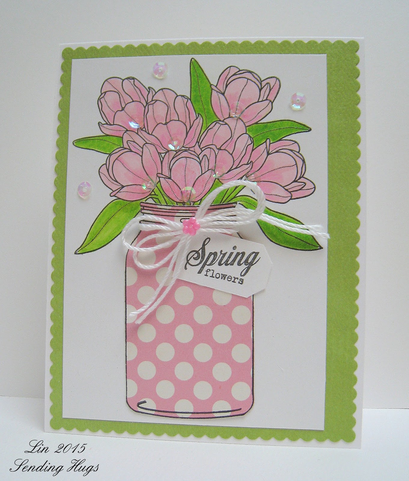 Sending Hugs: Spring tulips