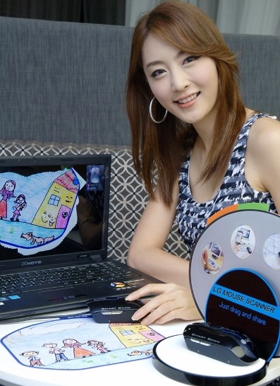 Smart TV: LG LSM-100 mouse with scanner capability