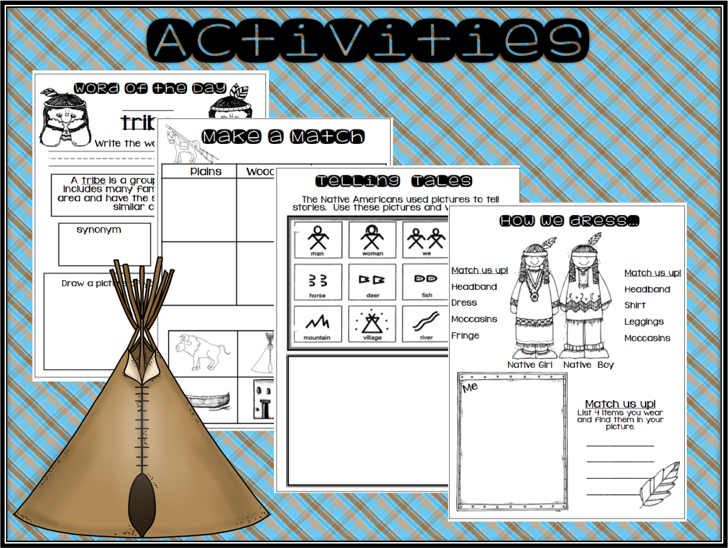 1st Grade Hip Hip Hooray!: Native Americans