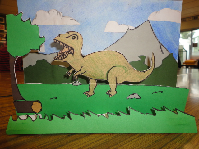 Thomas Elementary Art: 3rd Grade 3D Paper Landscapes