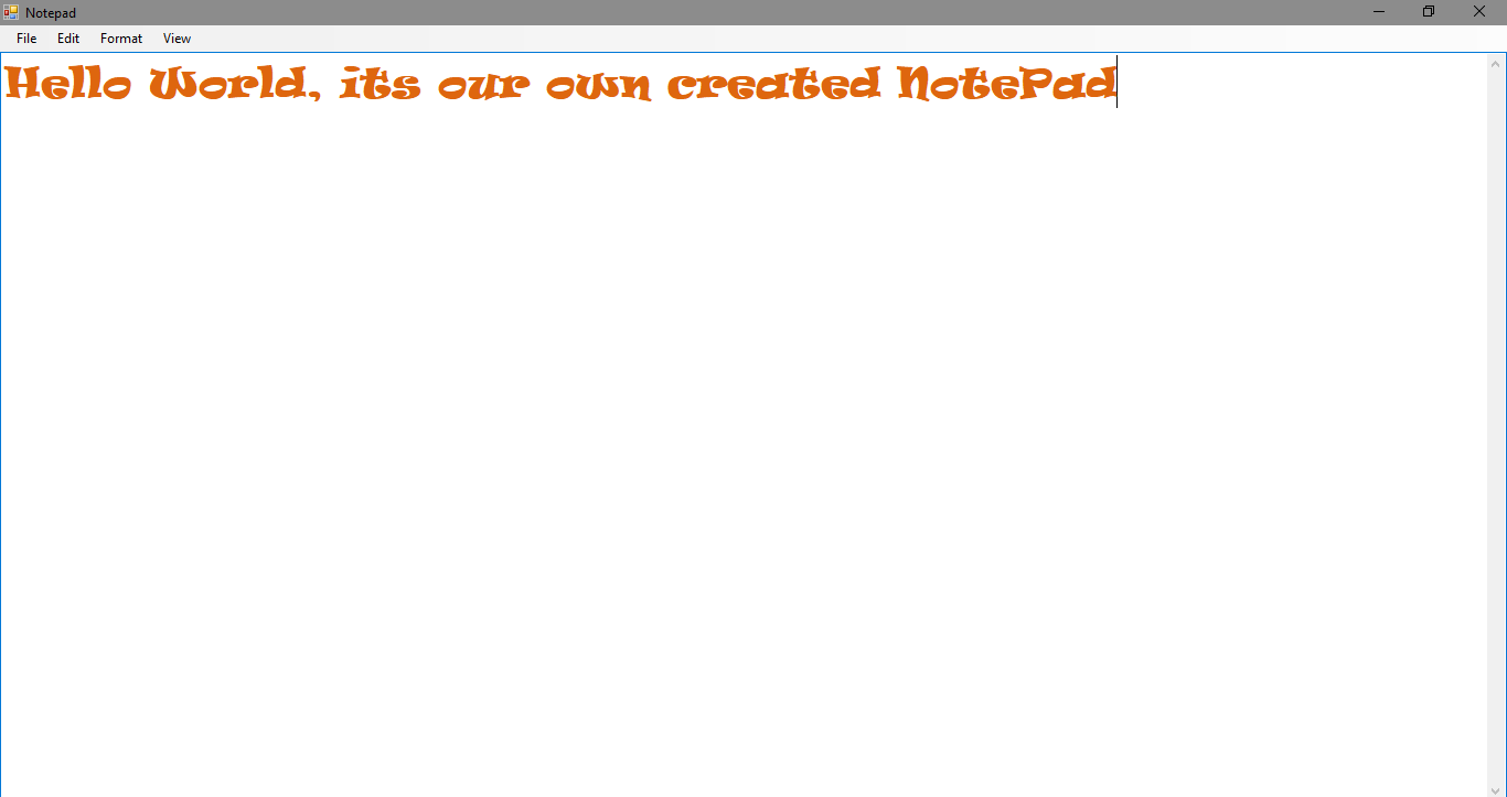 How to create NotePad Text Editor using C-Sharp| Dot-Net Development. - Developer Planet