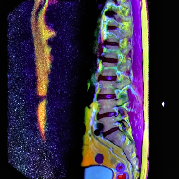 Nevit's blog: Color MRI of the Lumbar vertebrae