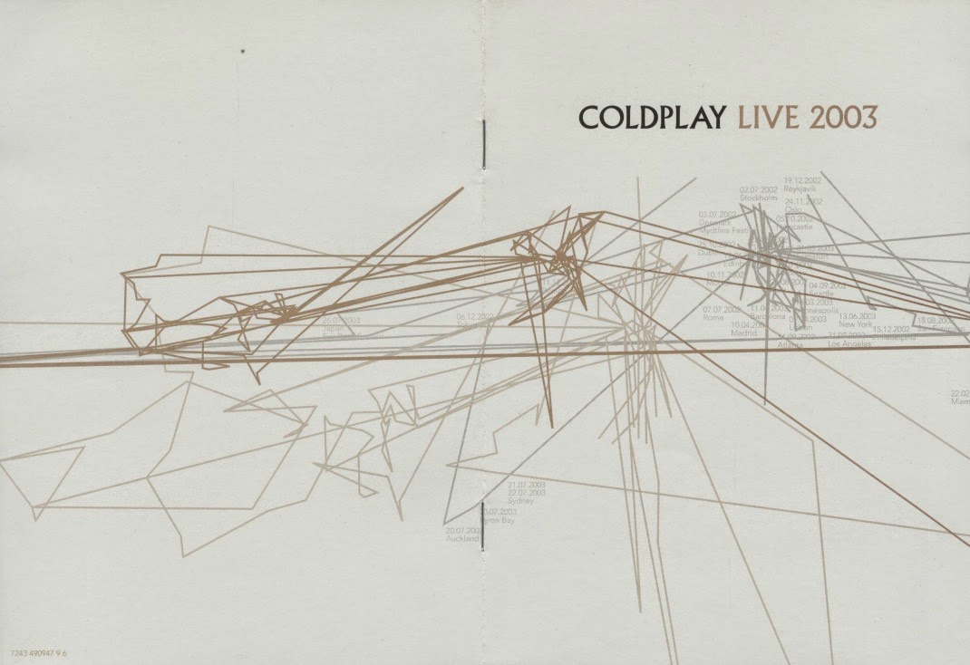 DVD: Coldplay - Live 2003 - Encartes Pop